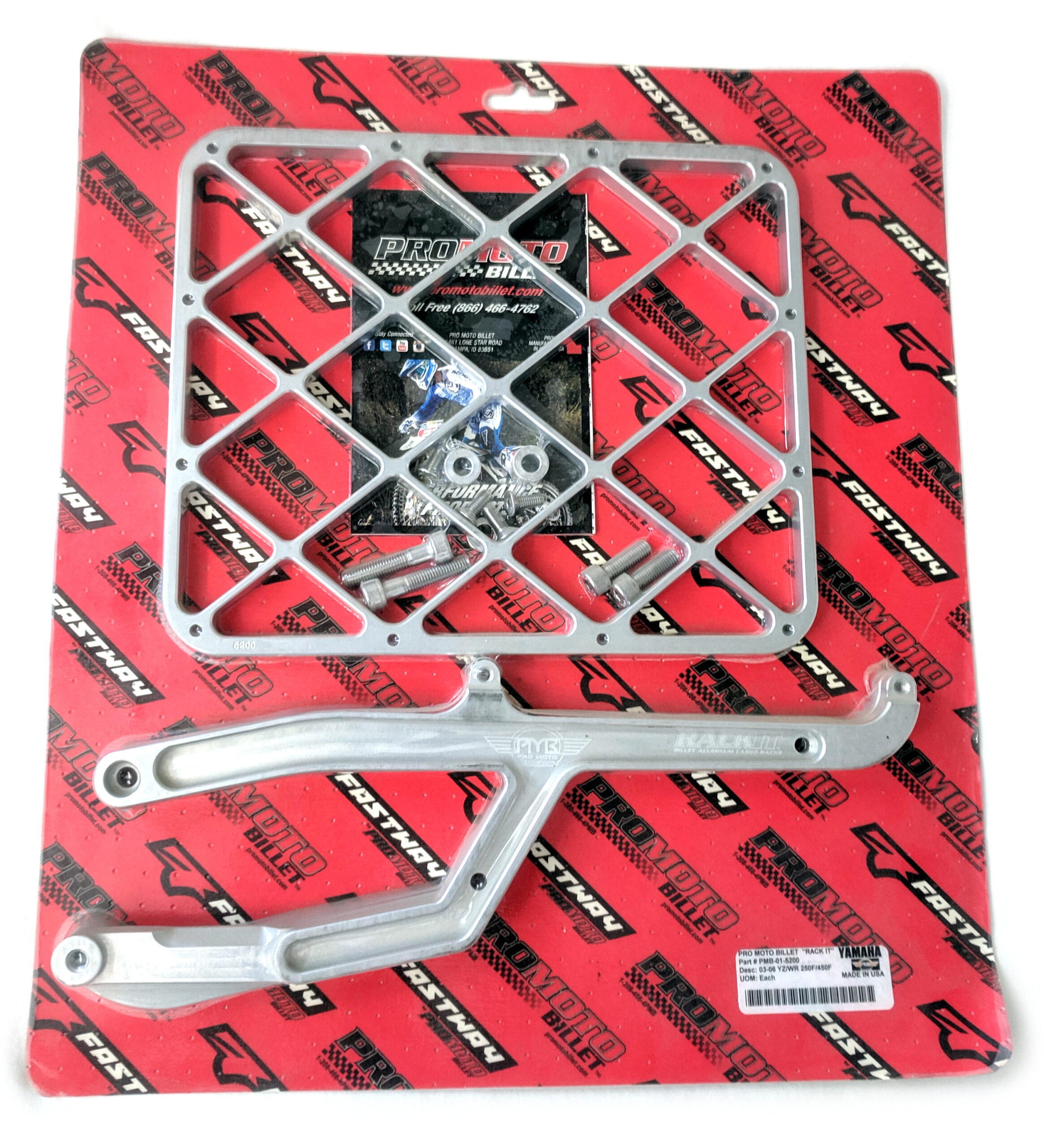 Billet Rack-It Cargo Rack - Raw Finish - Pipe City